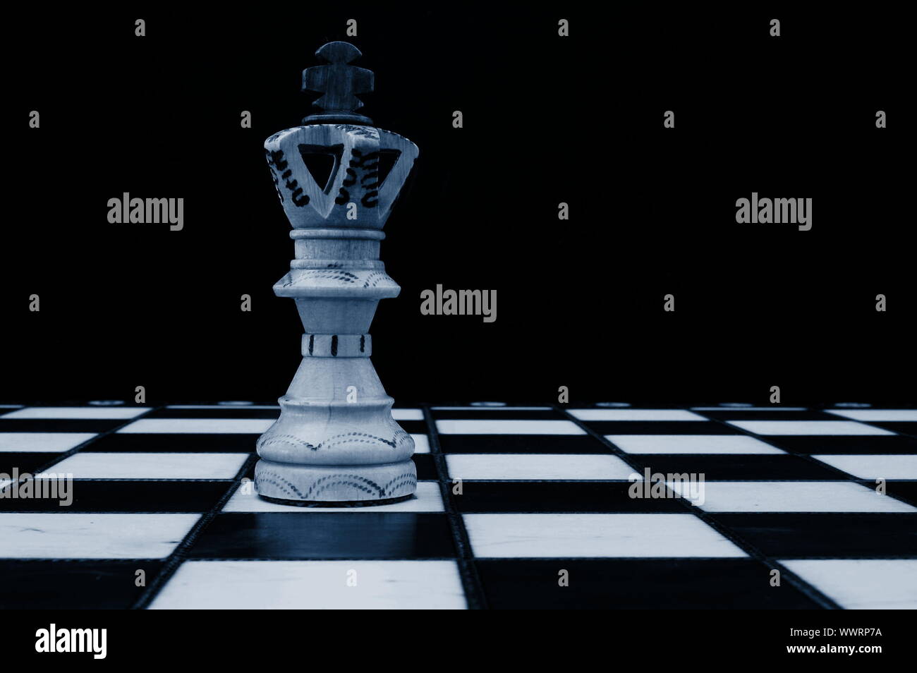 chess pieces showing concept of conflict power and success Stock Photo ...