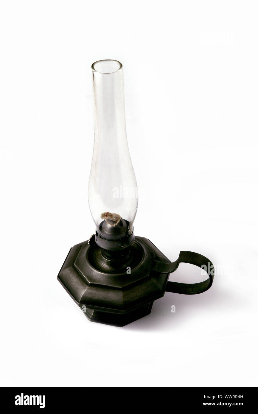 Decorative glass oil lamp Cut Out Stock Images & Pictures - Alamy