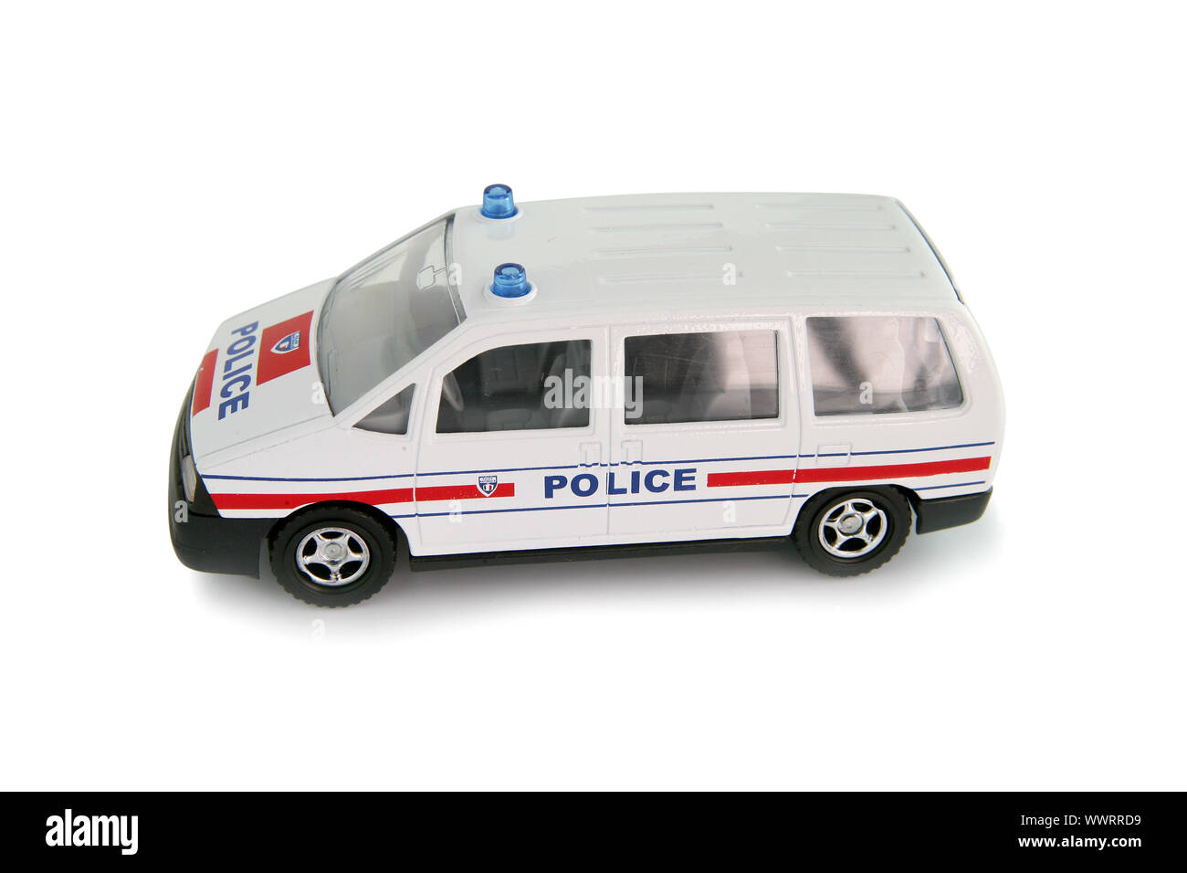 Toy police van Stock Photo - Alamy