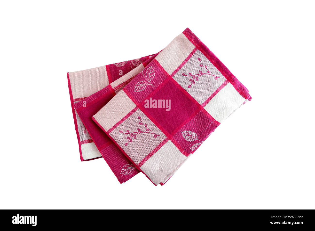 Pile of tea towels hi-res stock photography and images - Alamy