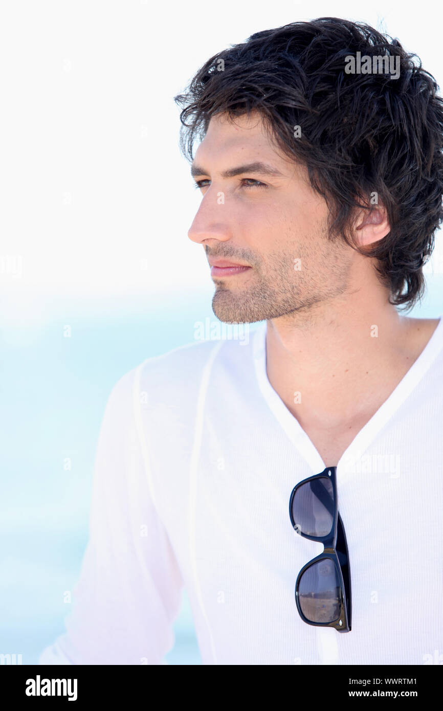 Portrait of enigmatic man Stock Photo - Alamy