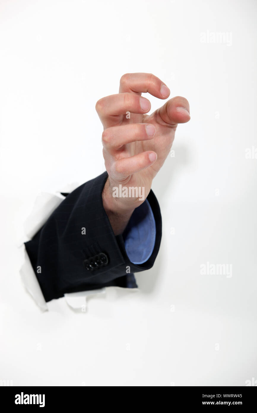 hand trying to catch something Stock Photo - Alamy