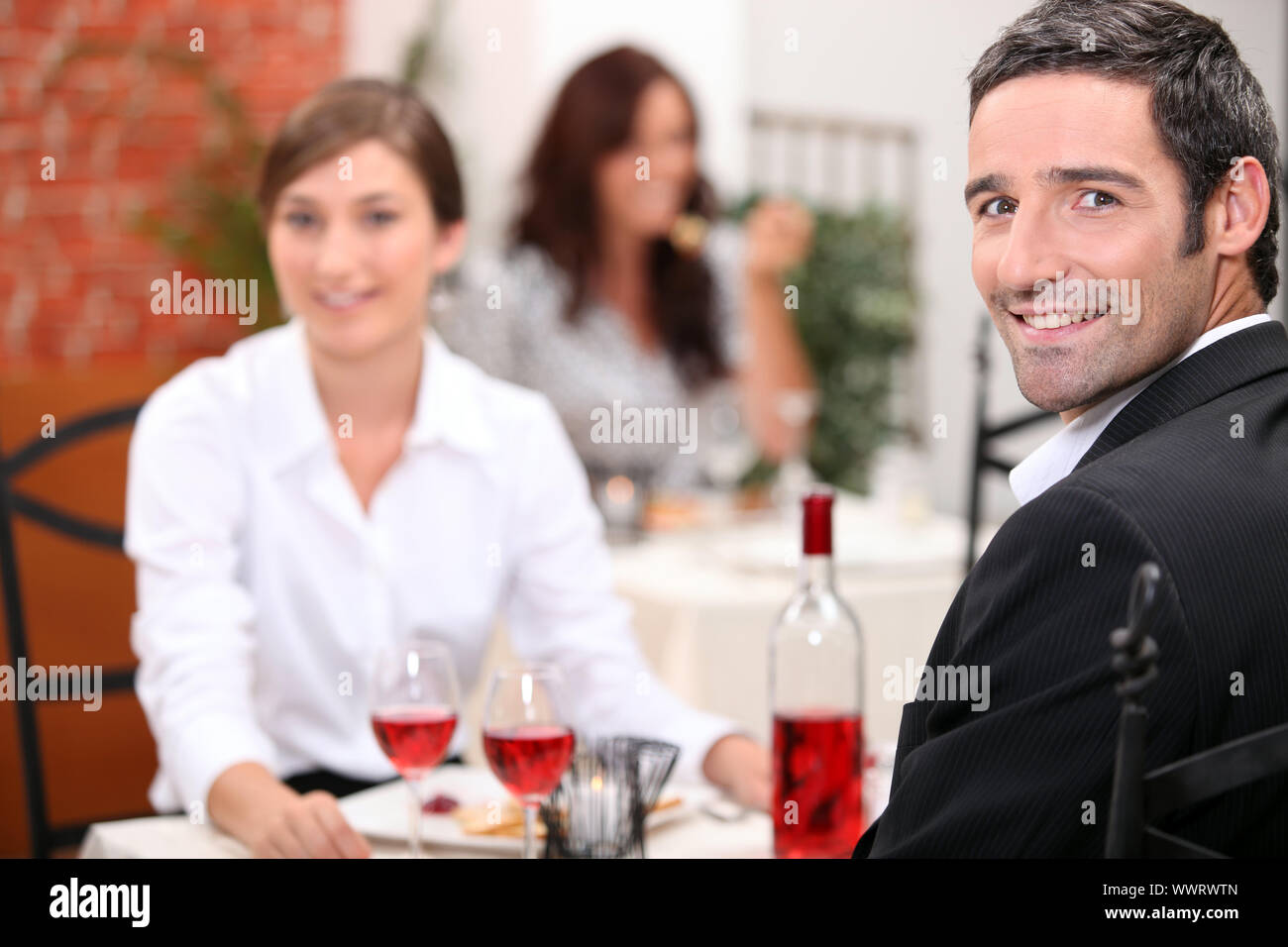 Blind date dinner hi-res stock photography and images - Alamy