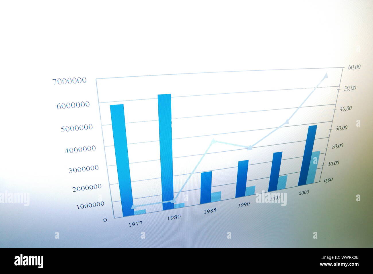 business data and chart showing financial success Stock Photo - Alamy