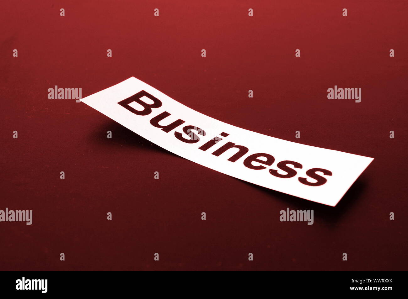 business written on paper showing commercial concept Stock Photo - Alamy