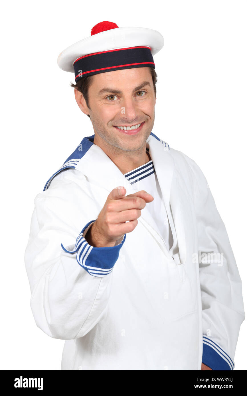 Man in a sailor costume Stock Photo - Alamy