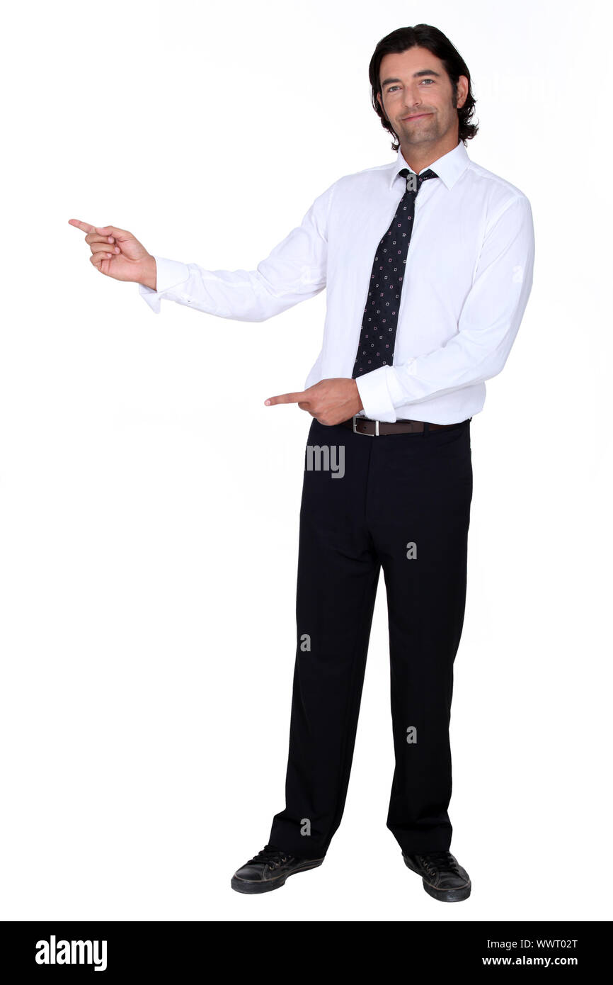 Pointing you in the right direction Cut Out Stock Images & Pictures - Alamy