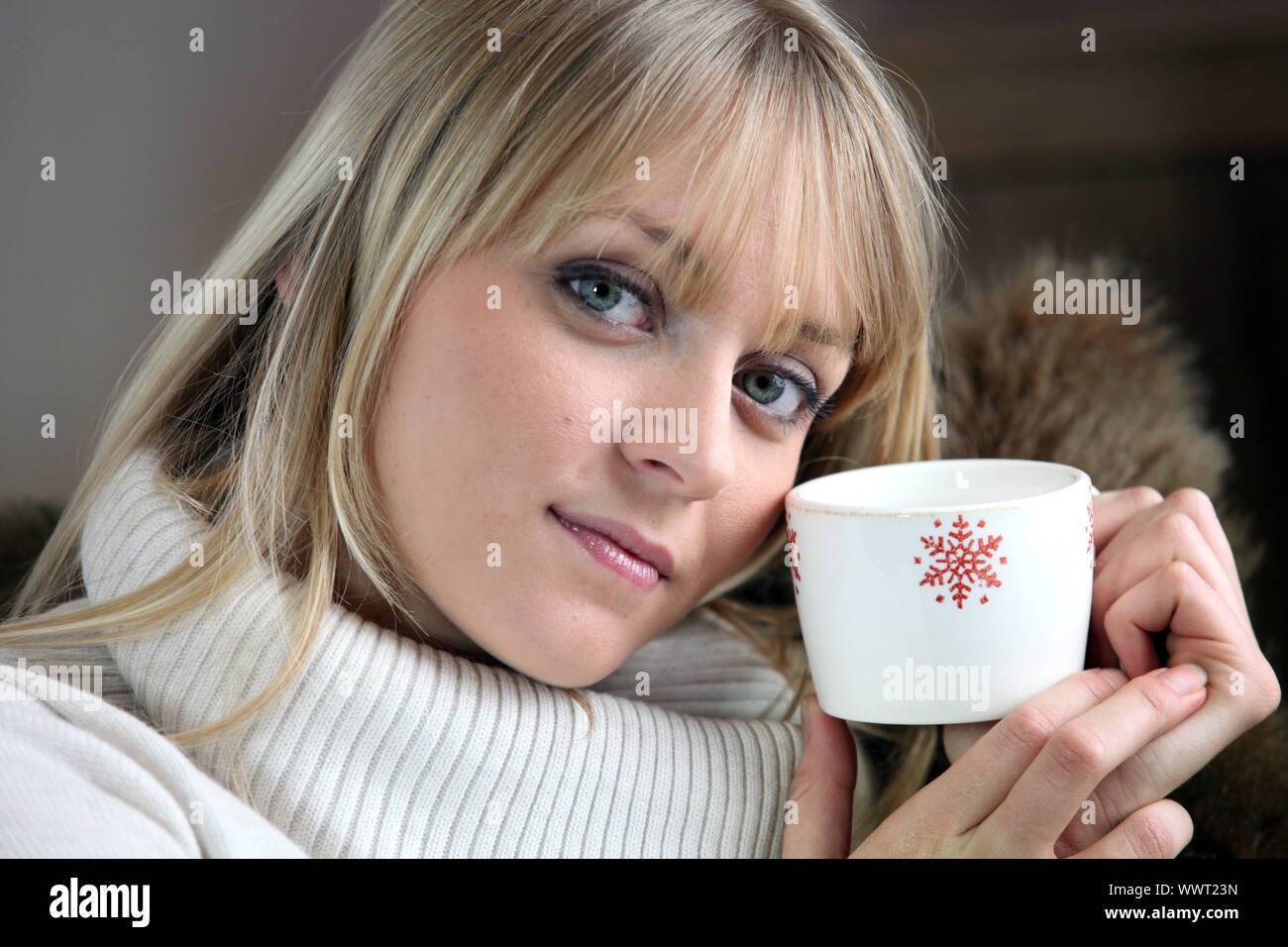 Attractive chilling senior woman hi-res stock photography and images ...