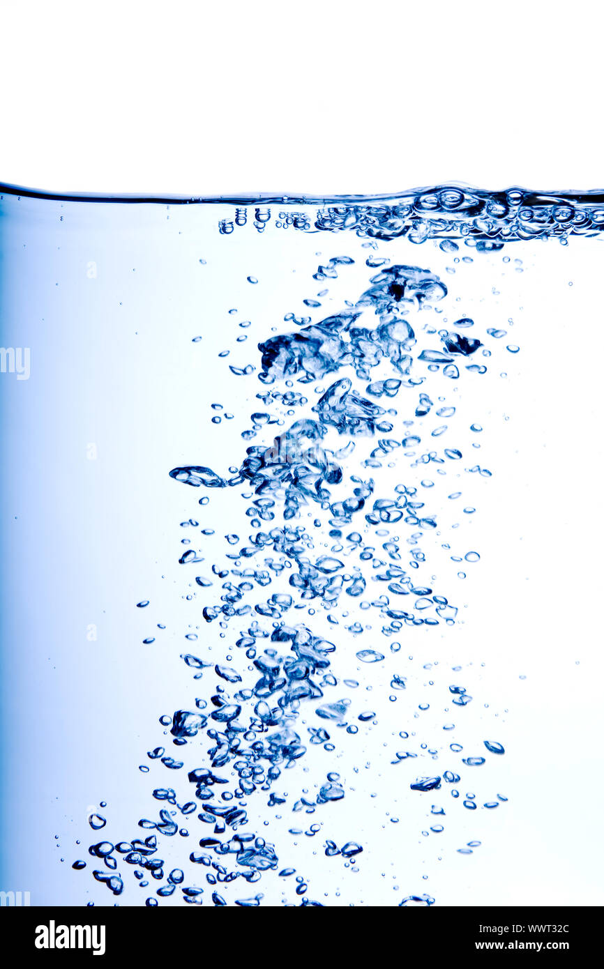 Water bubbles floating to the surface Stock Photo - Alamy