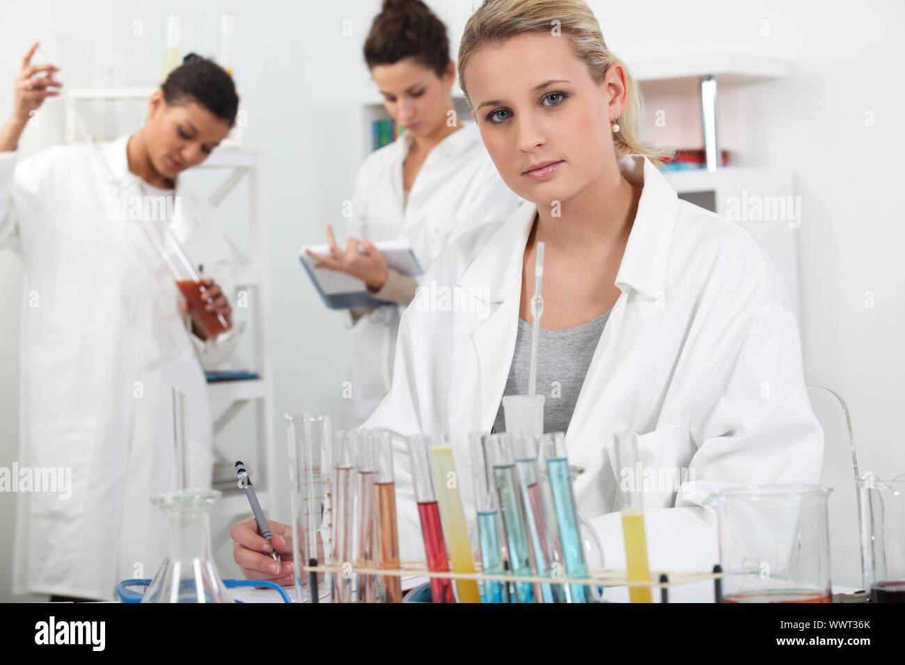 Women working in a laboratory Stock Photo - Alamy