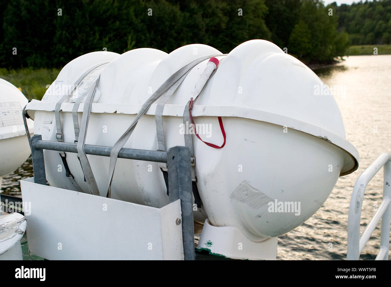 Lifeboat capsule hi-res stock photography and images - Alamy