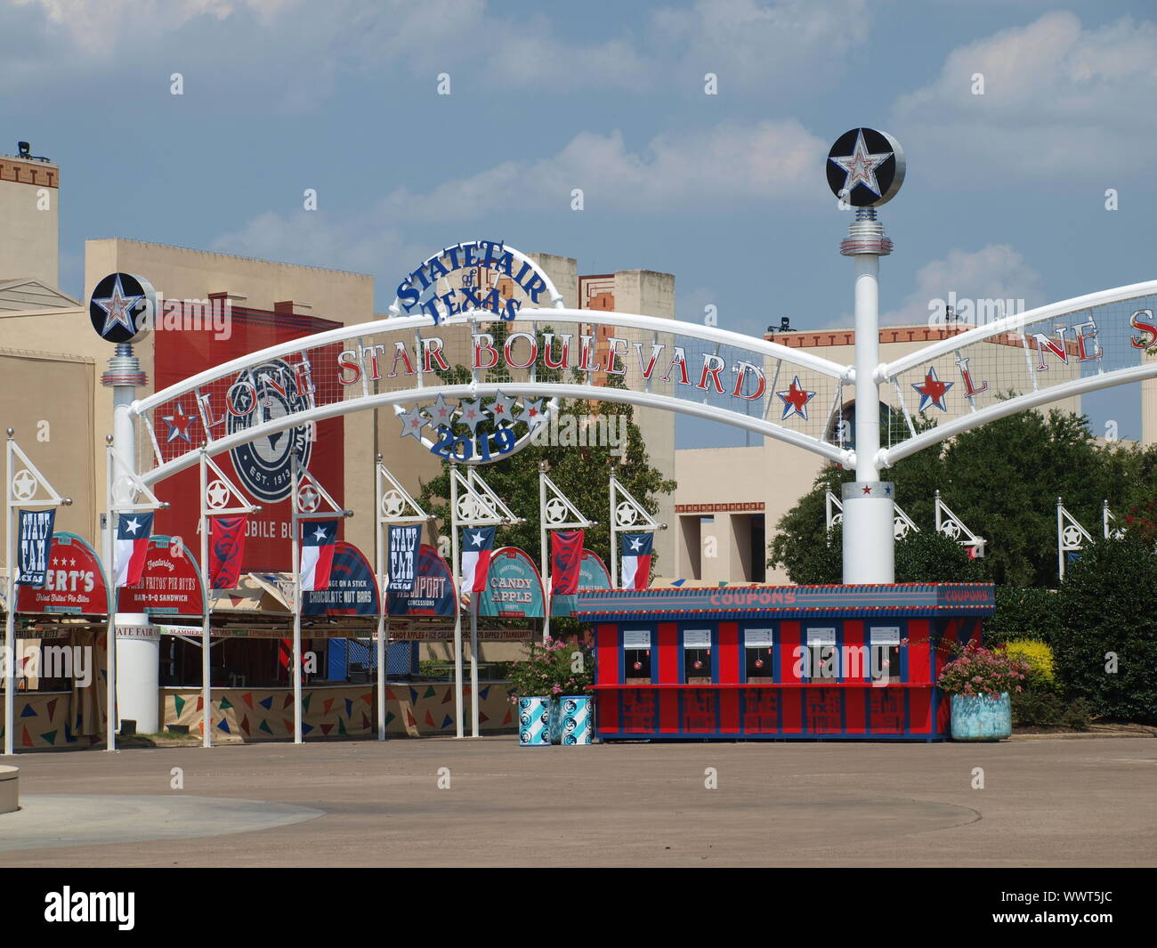 Fair Park Undergoing Changes For Annual State Fair of Texas Stock Photo ...