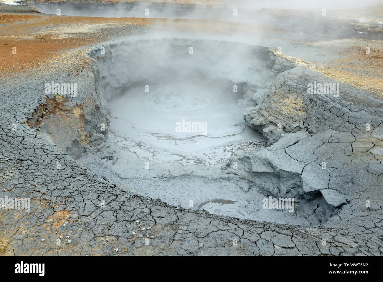 High temperature area Namaskard Stock Photo - Alamy