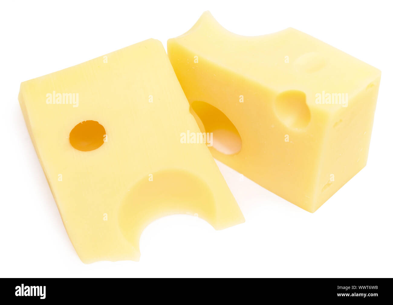 White background cheese Cut Out Stock Images & Pictures - Alamy