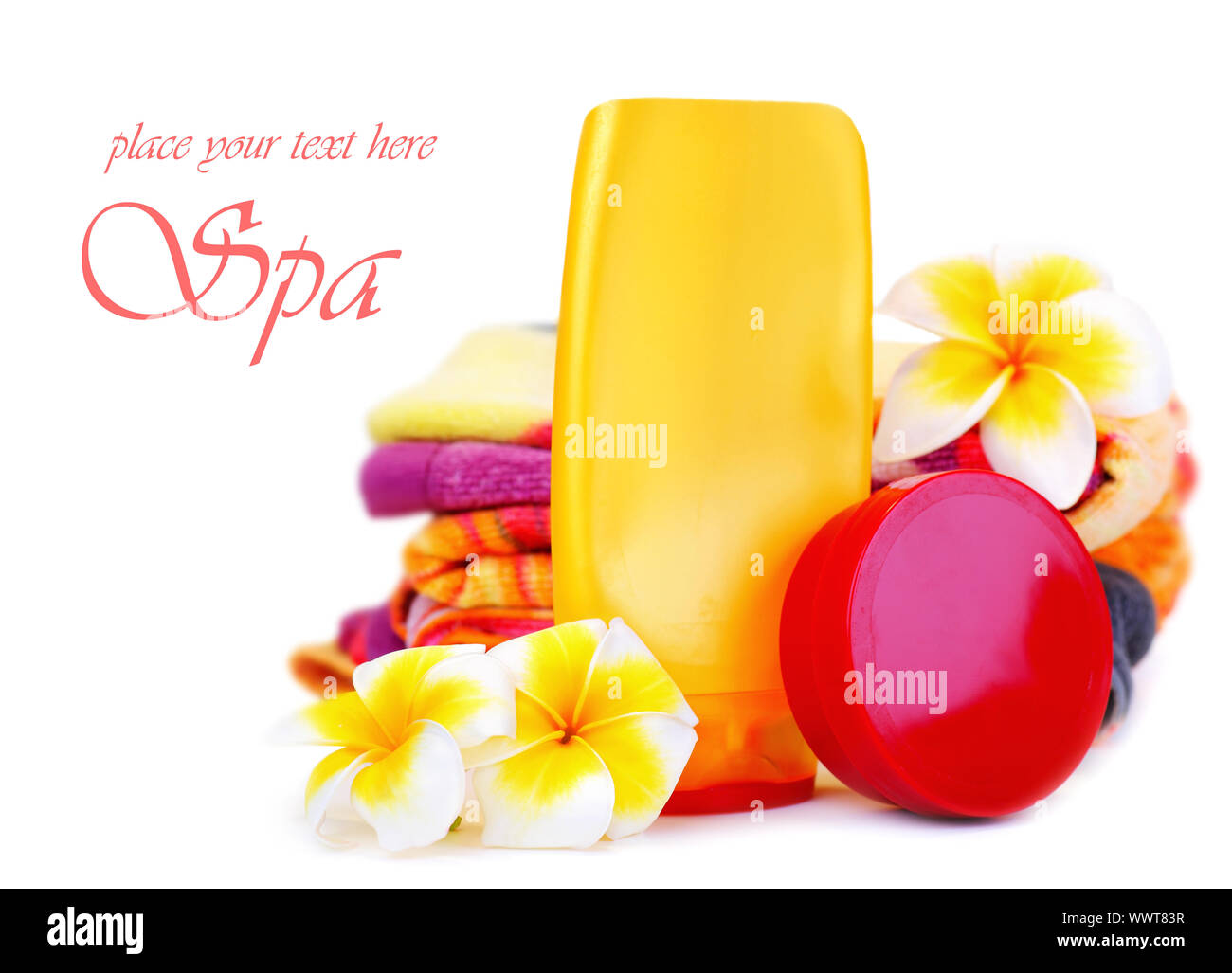 Red flower on beach tropical Cut Out Stock Images & Pictures - Alamy