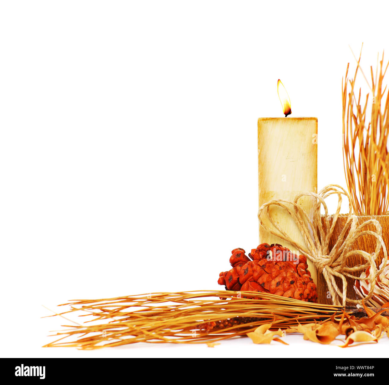 Candle border hi-res stock photography and images - Alamy