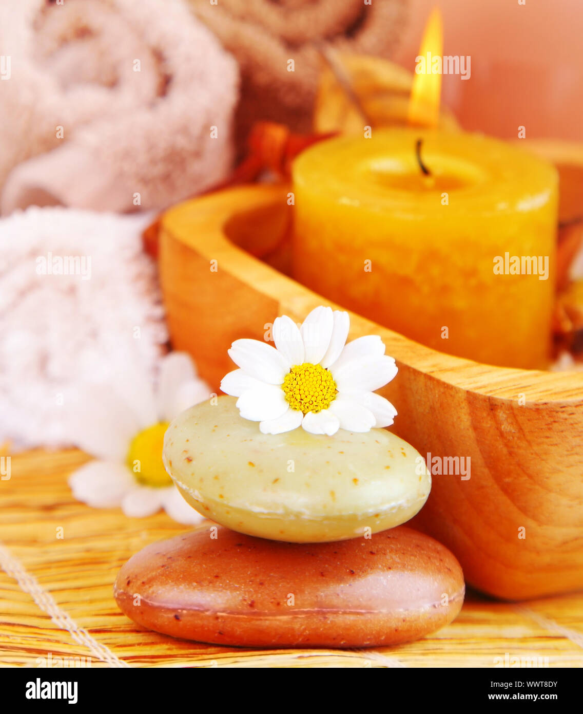 Spa organic soap Stock Photo - Alamy
