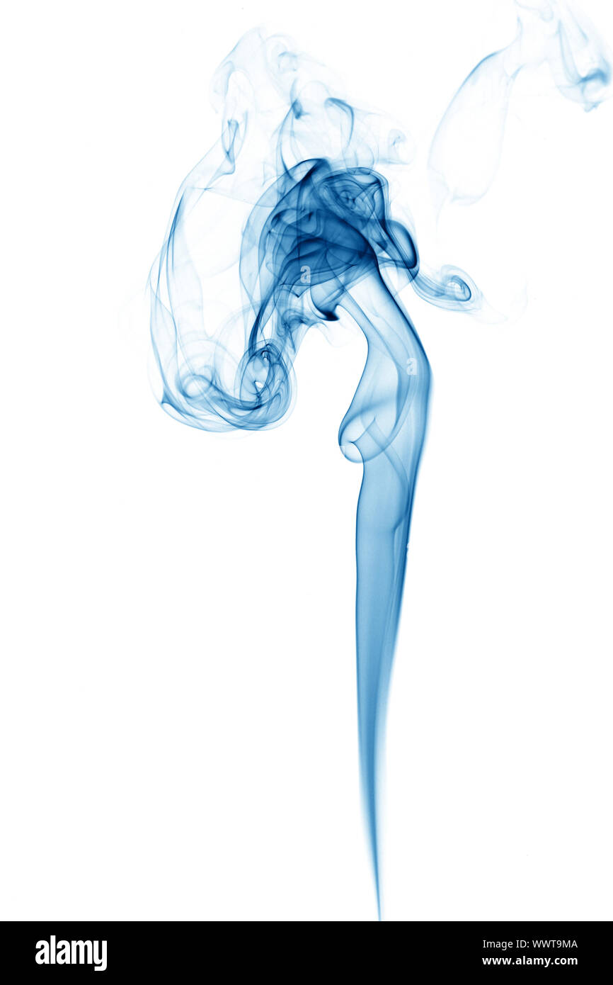 Abstract white smoke lines isolated Cut Out Stock Images & Pictures - Alamy