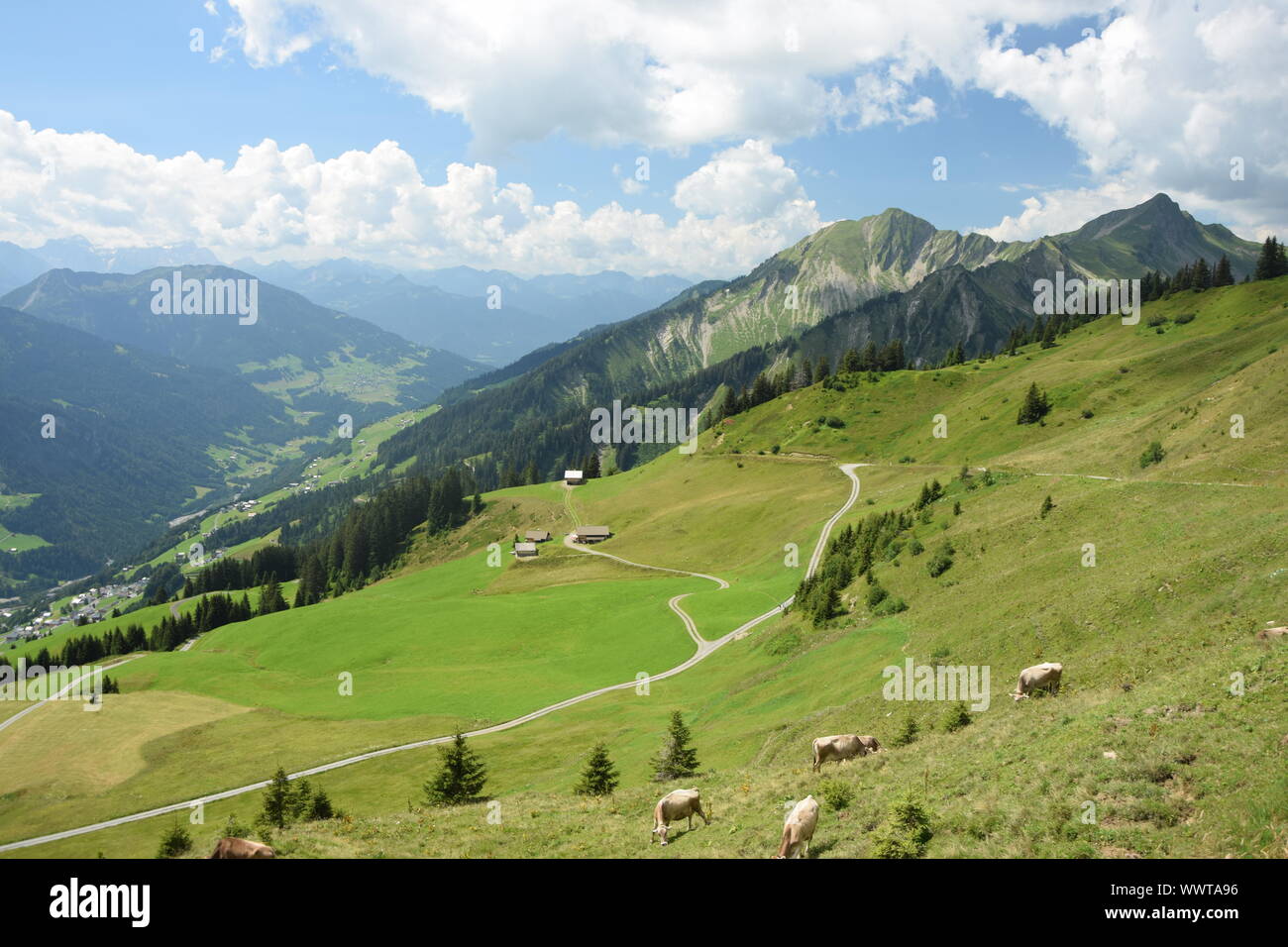 Landscape at the Faschina Pass Stock Photo - Alamy