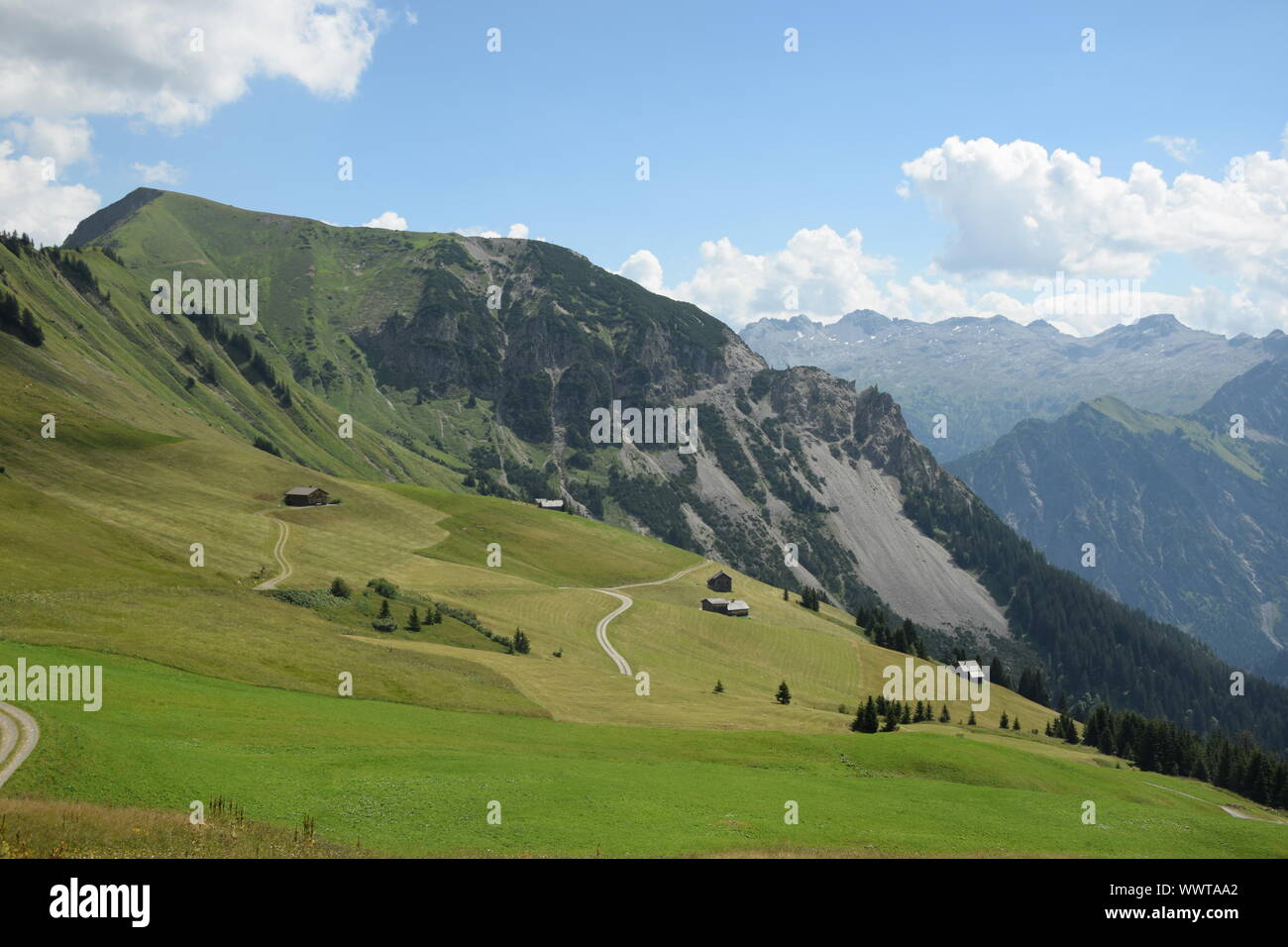 Landscape at the Faschina Pass Stock Photo - Alamy