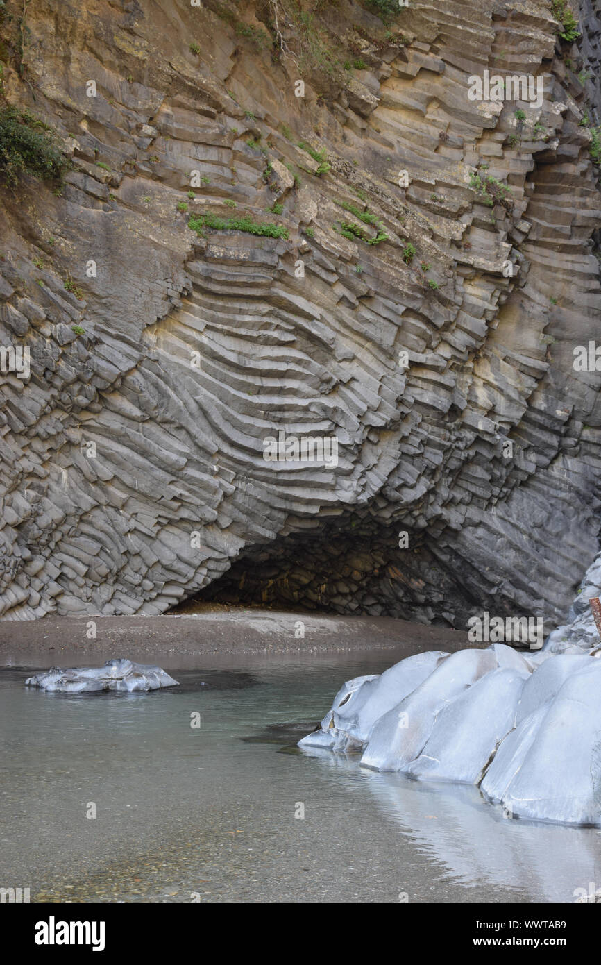 Alcantara Gorge, Sicily Stock Photo - Alamy