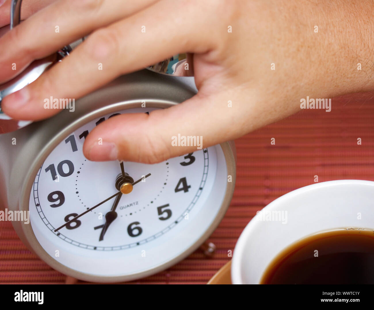 Getting Up Early For Work Stock Photo - Alamy
