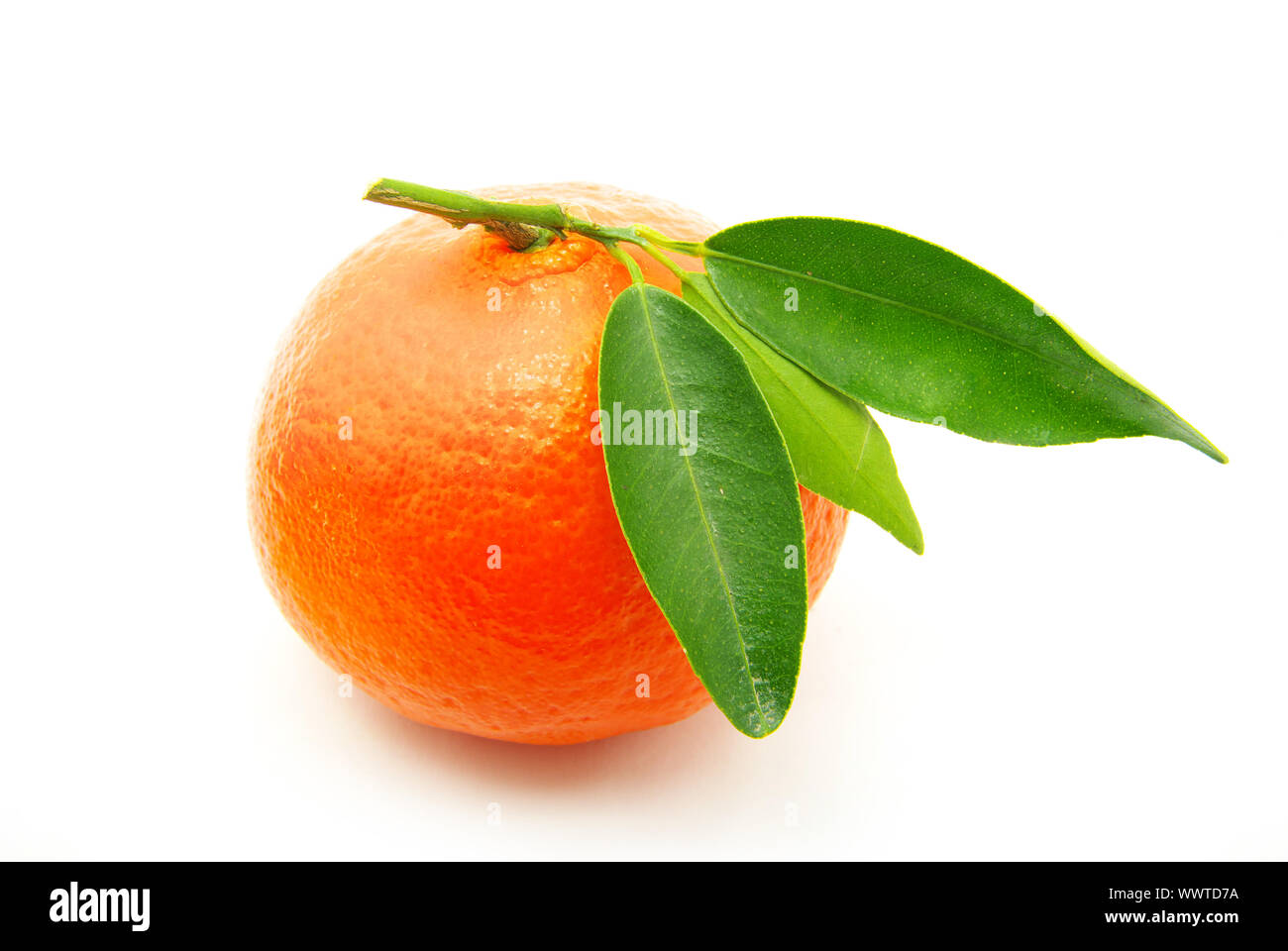 fresh mandarin isolated on white Stock Photo - Alamy