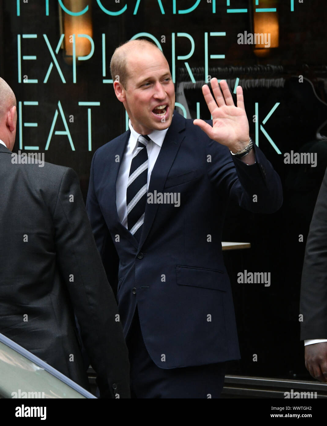 London, UK. 16th Sep, 2019. Prince William, BAFTA President officially ...