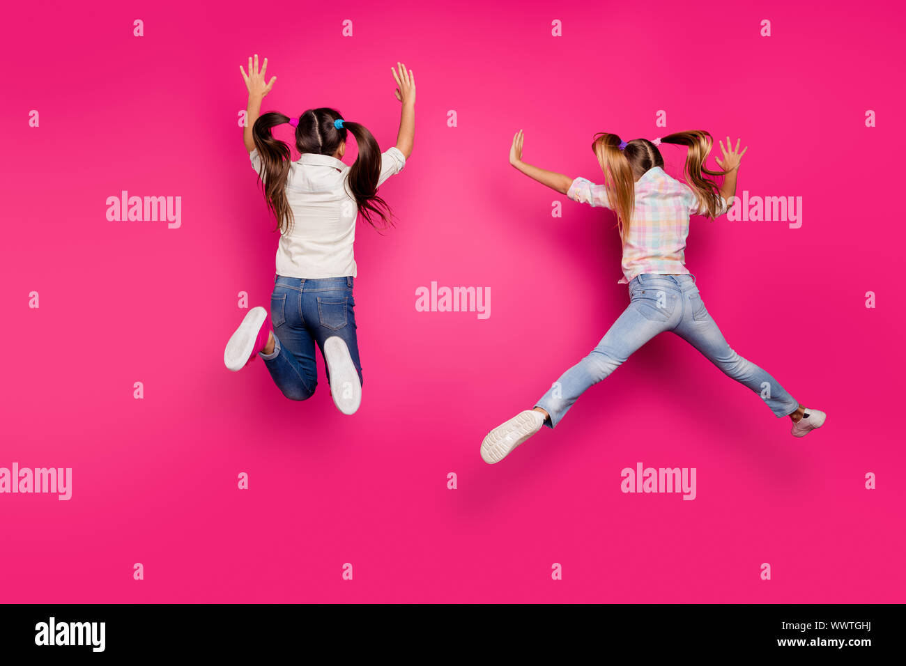 Rear View Preteen Girl In High Resolution Stock Photography and Images ...