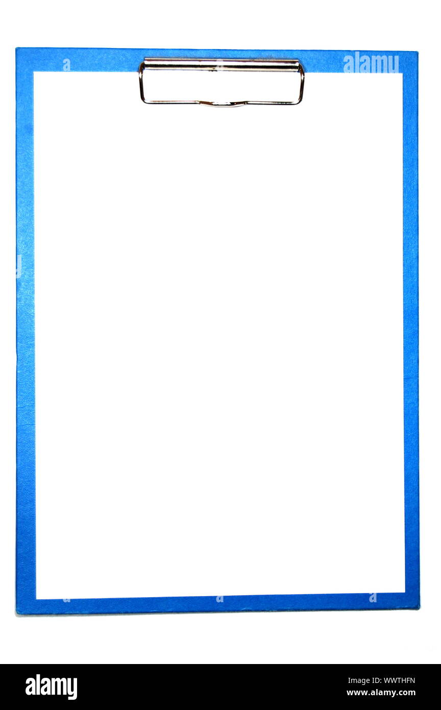 clipboard isolated on white with empty space for text message Stock ...