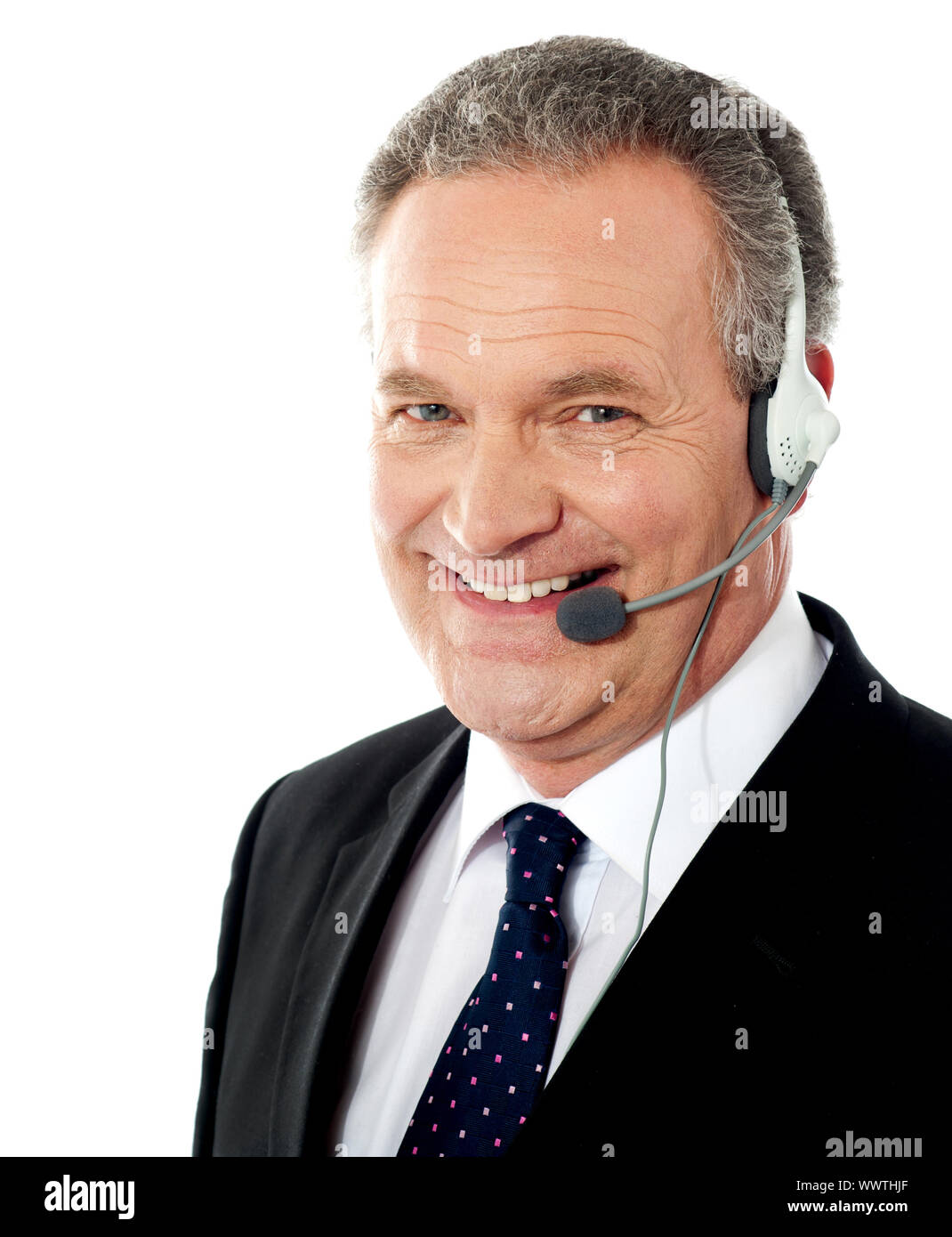 Closeup portrait customer manager talking hi-res stock photography and ...