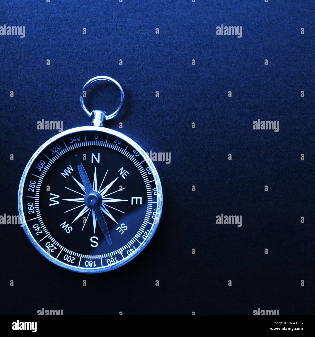 compass showing business navigation concept with copyspace Stock Photo ...