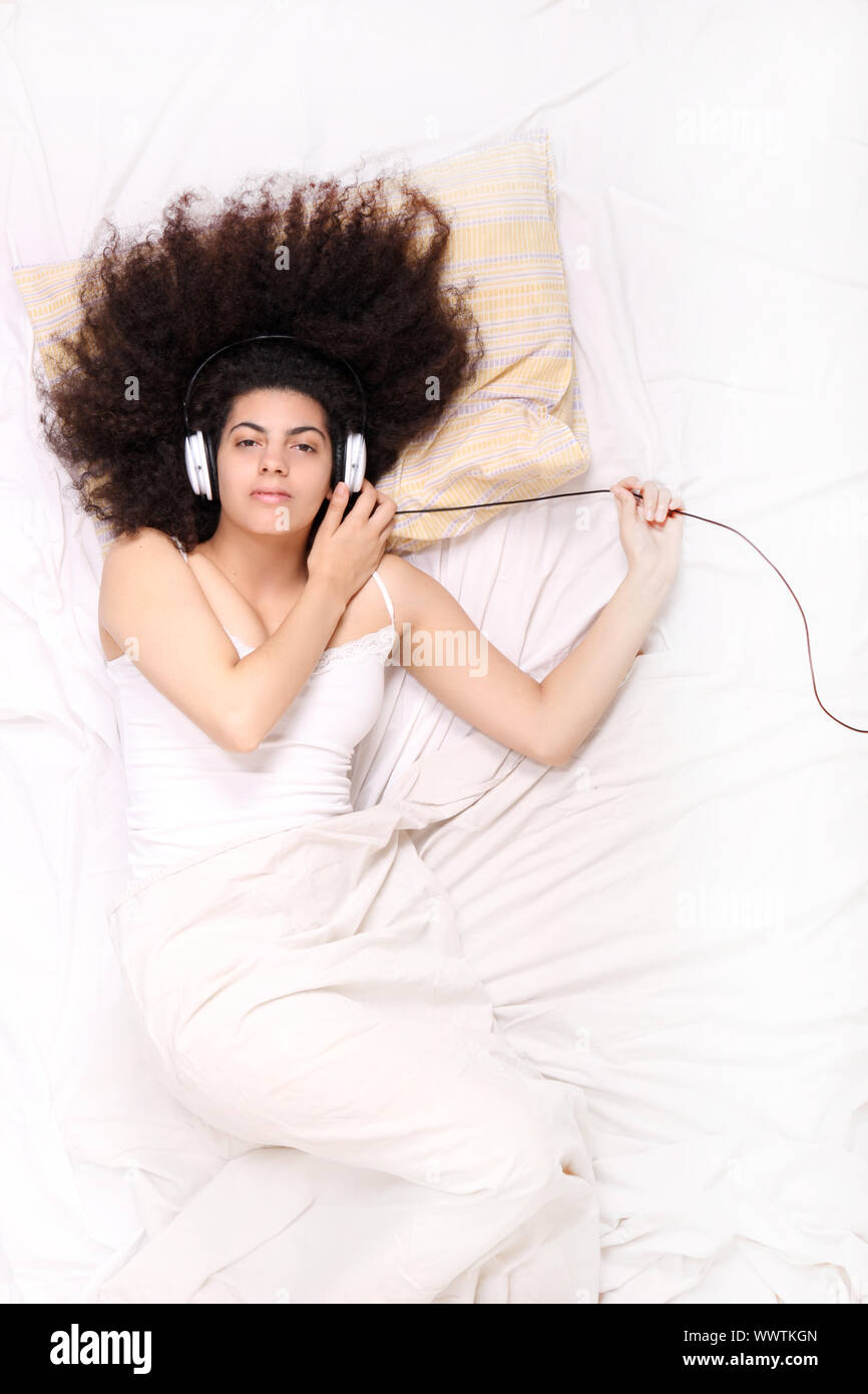 Dreamy listen hi-res stock photography and images - Alamy