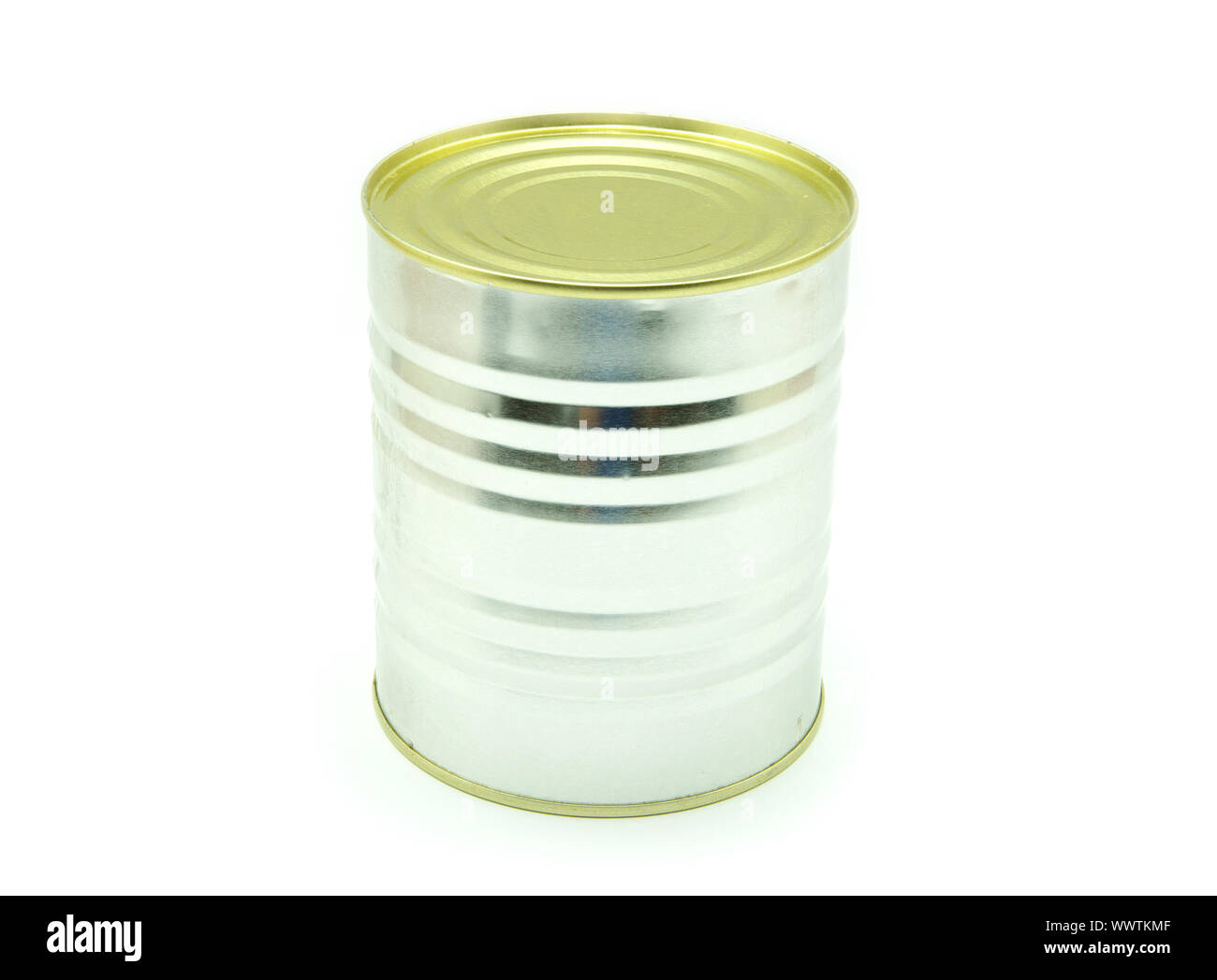 one shiny food on white background Stock Photo - Alamy