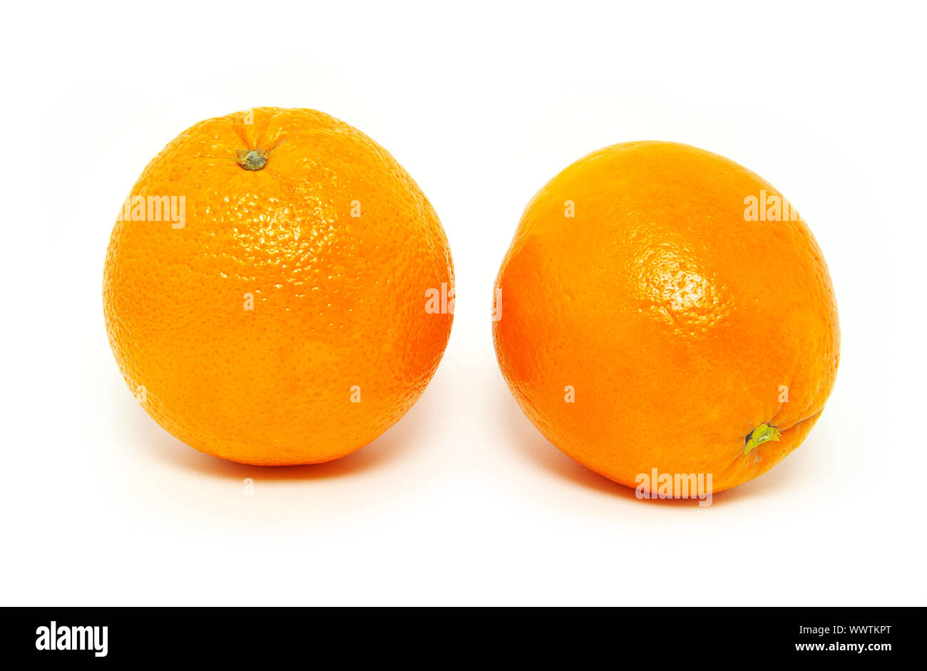 fresh orange isolated on white Stock Photo - Alamy