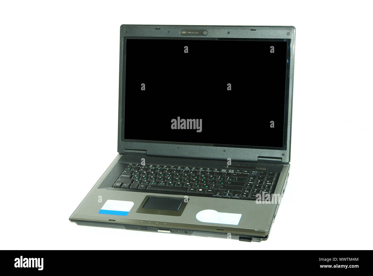 Notebook personal computer on white background Stock Photo - Alamy