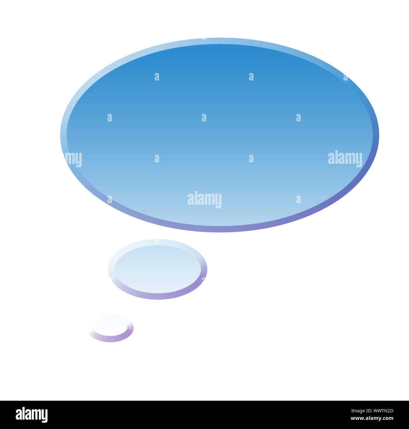 Speech bubble ready for your text Stock Photo - Alamy