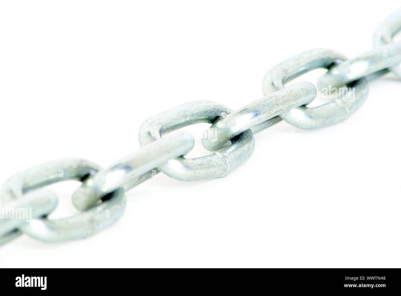 chain is isolated on a white background Stock Photo - Alamy