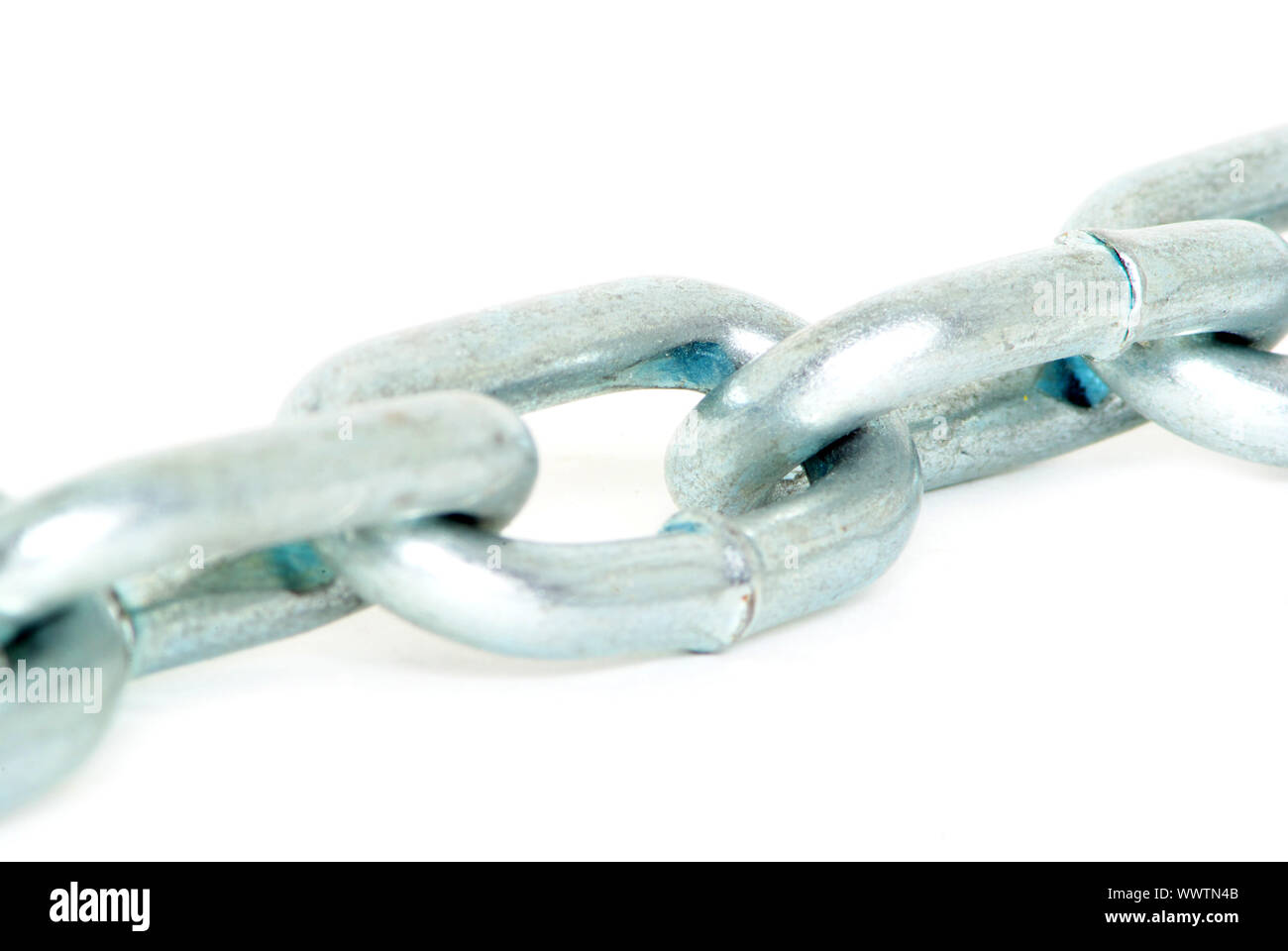 chain is isolated on a white background Stock Photo - Alamy