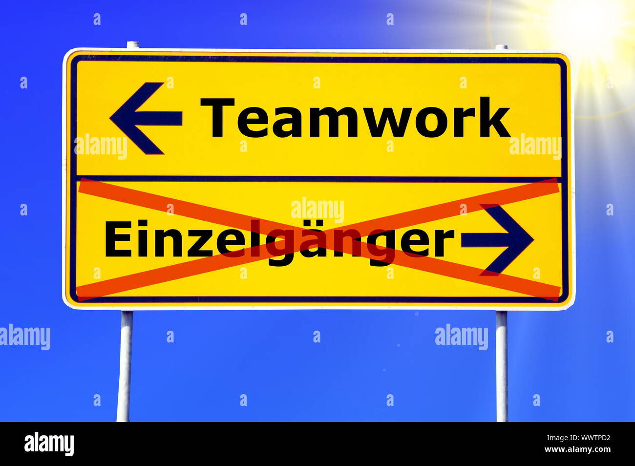 Team teamwork concept german hi-res stock photography and images - Alamy