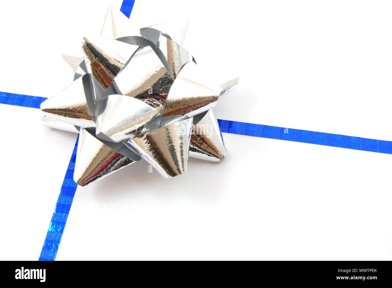 Some ribbon isolated on a white background Stock Photo - Alamy