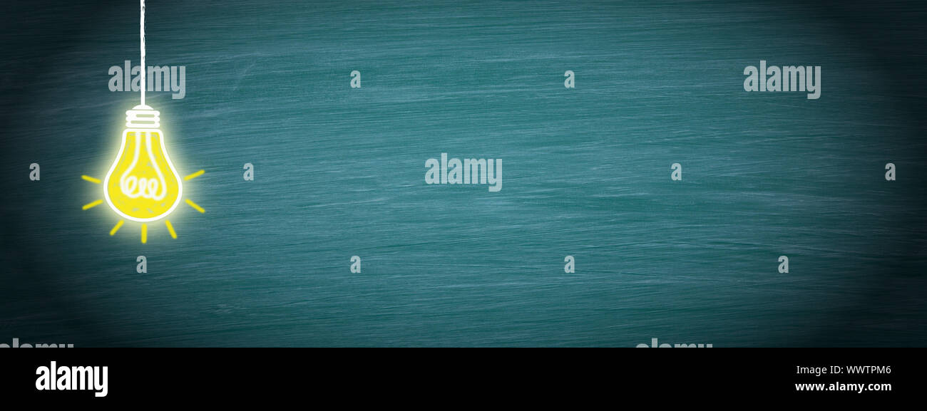 Innovation, Idea and Creativity - light bulb concept Stock Photo - Alamy