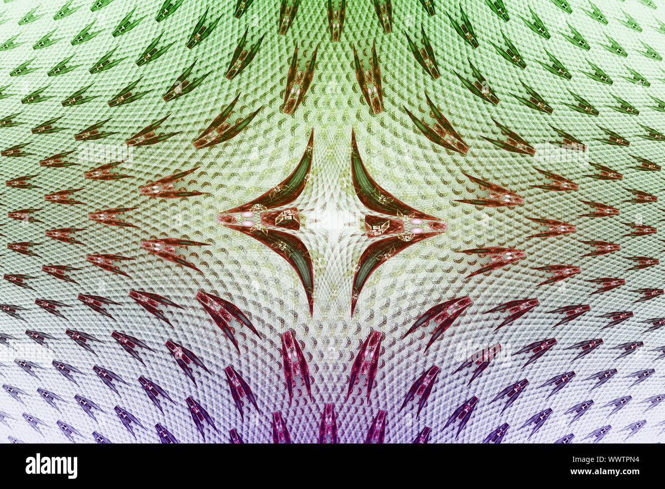 Illustration: fractal pattern of small elements Stock Photo - Alamy