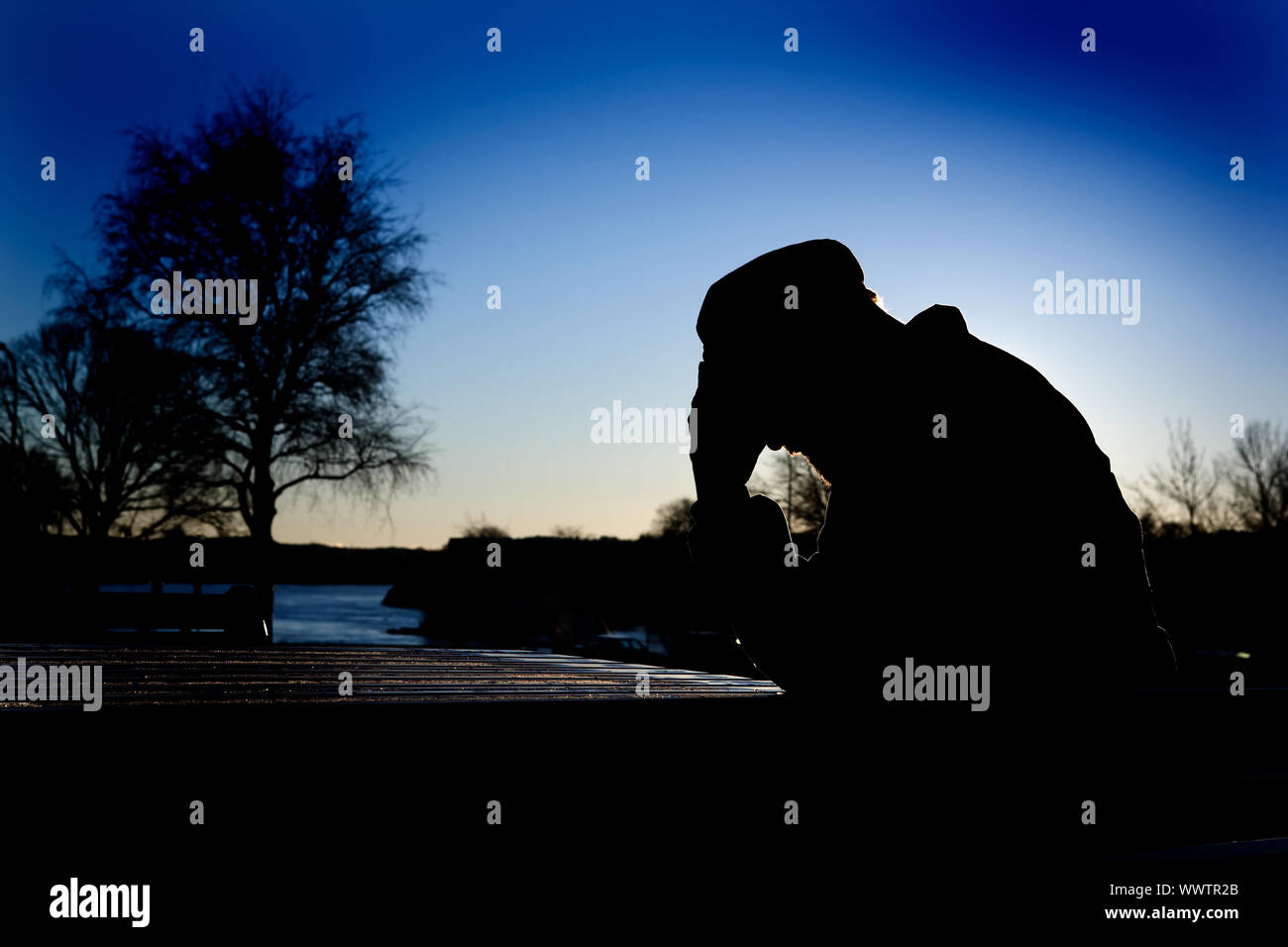 Light winter depression hi-res stock photography and images - Alamy