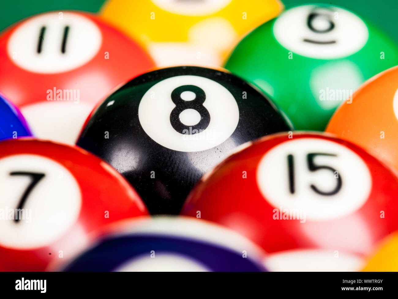 billiard spheres background Stock Photo - Alamy