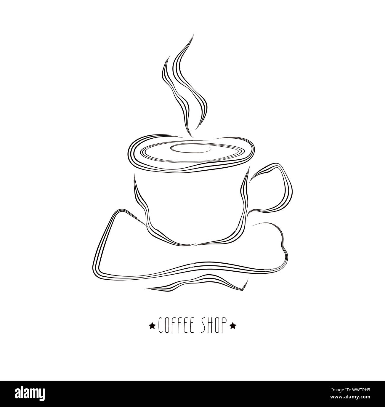 Hand with cup Cut Out Stock Images & Pictures - Alamy