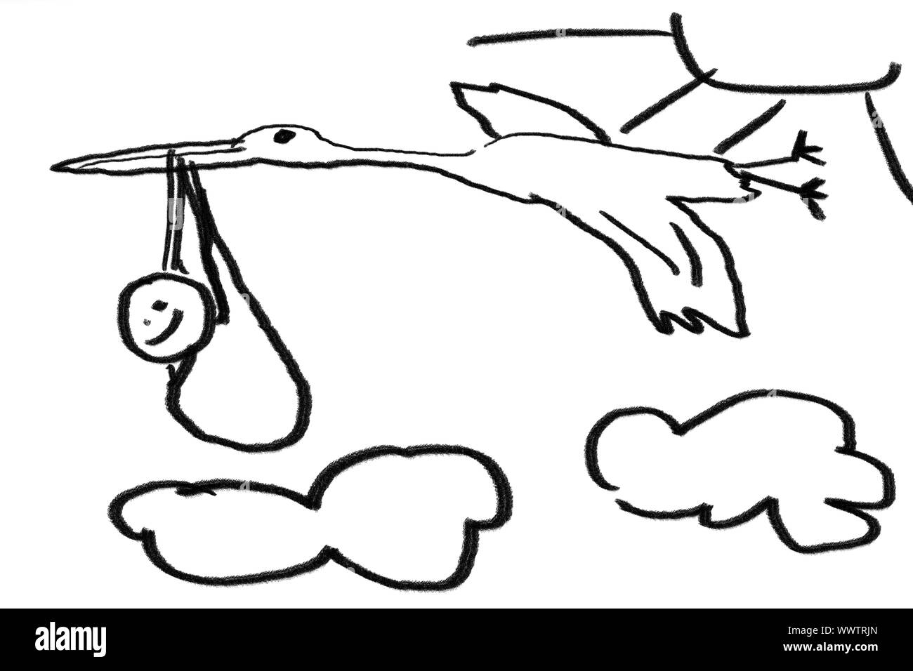 Born bird Black and White Stock Photos & Images - Alamy