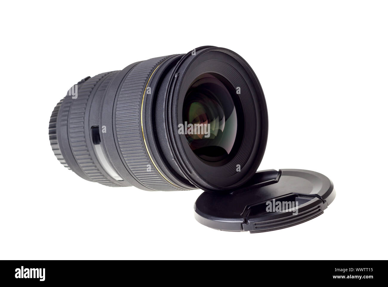 Lens of modern digital camera, view of front lens Stock Photo - Alamy