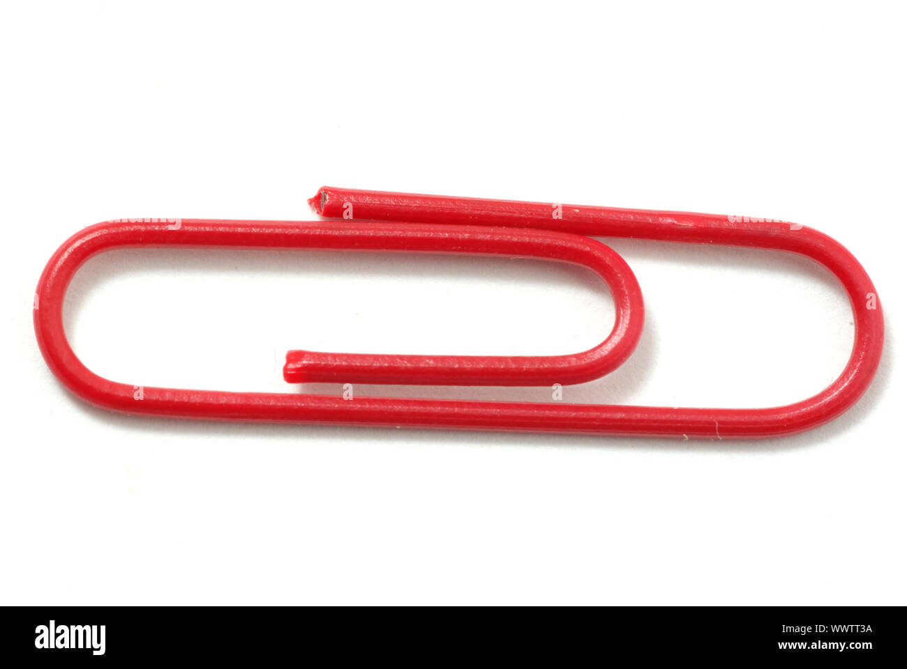 paper-clip isolated on white background with clipping path Stock Photo ...
