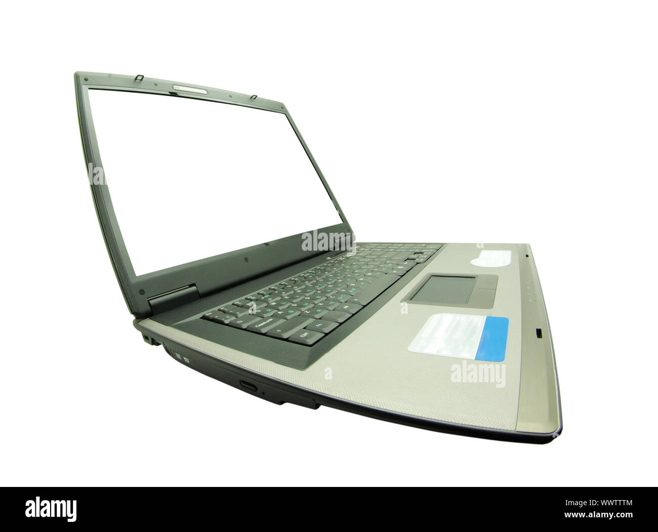 Notebook personal computer on white background Stock Photo - Alamy